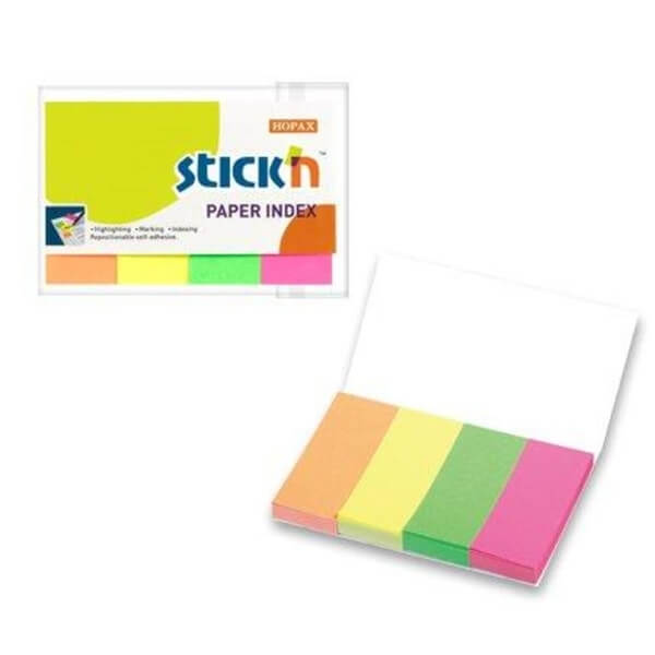 Index Color 50 X 20 Mm 4 X 50 File Stick n